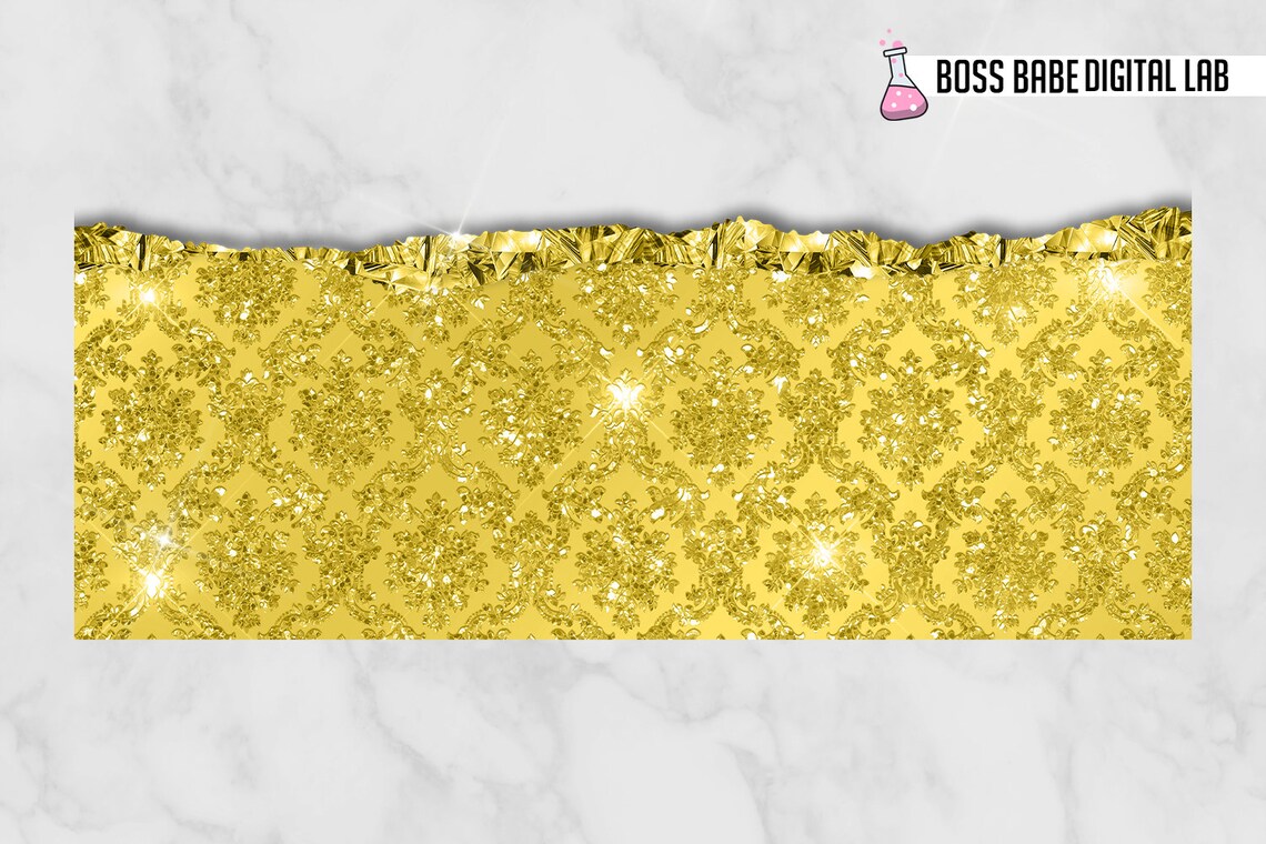 Glam Gold Tears Clipart Glitter Gold Tear Borders Clipart - Etsy