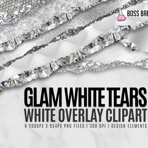 Glam Gold Tears Clipart Glitter Gold Tear Borders Clipart - Etsy