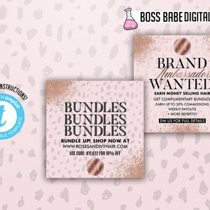 DIY 9-piece Hair Bundle Brand Ambassador Kit, Hair Bundles Brand ...