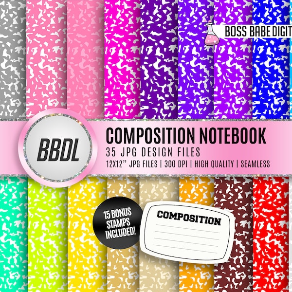 Composition Notebook - Etsy