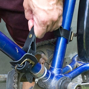 Leather Bike Carry Handle Bicycle Frame Handle Bicycle Accessories ...