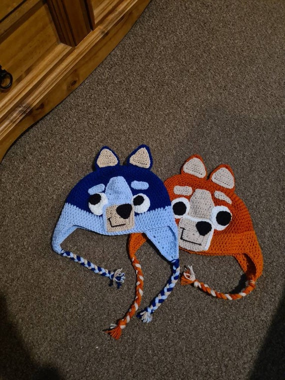 Bluey and Bingo Hat and Scarf | Etsy UK