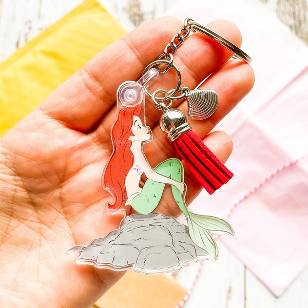 Mermaid Keychain - Etsy