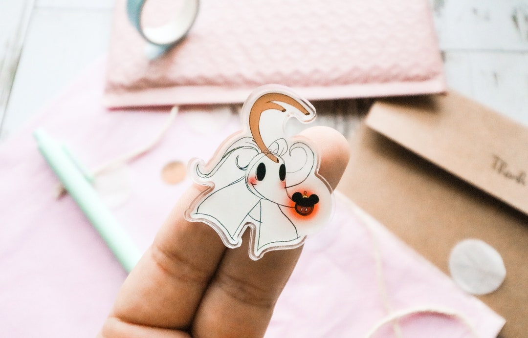 Ghost Dog Acrylic Pin - Etsy