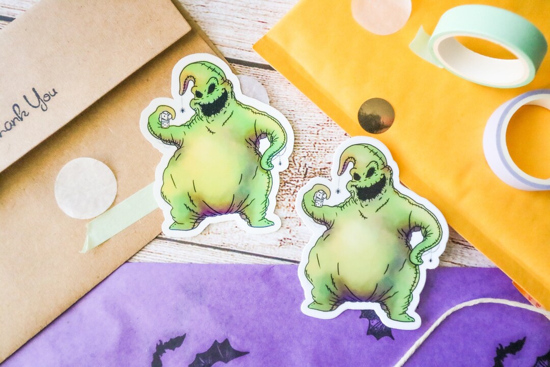 Oogie Boogie Vinyl Sticker Custom Cute Stickers Laptop Decal NBC ...