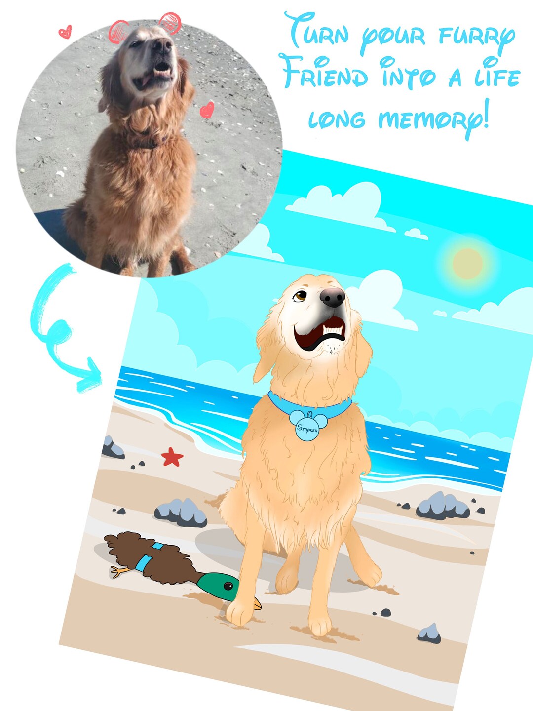 Draw My Pet Art Print message Artist Before Purchase - Etsy