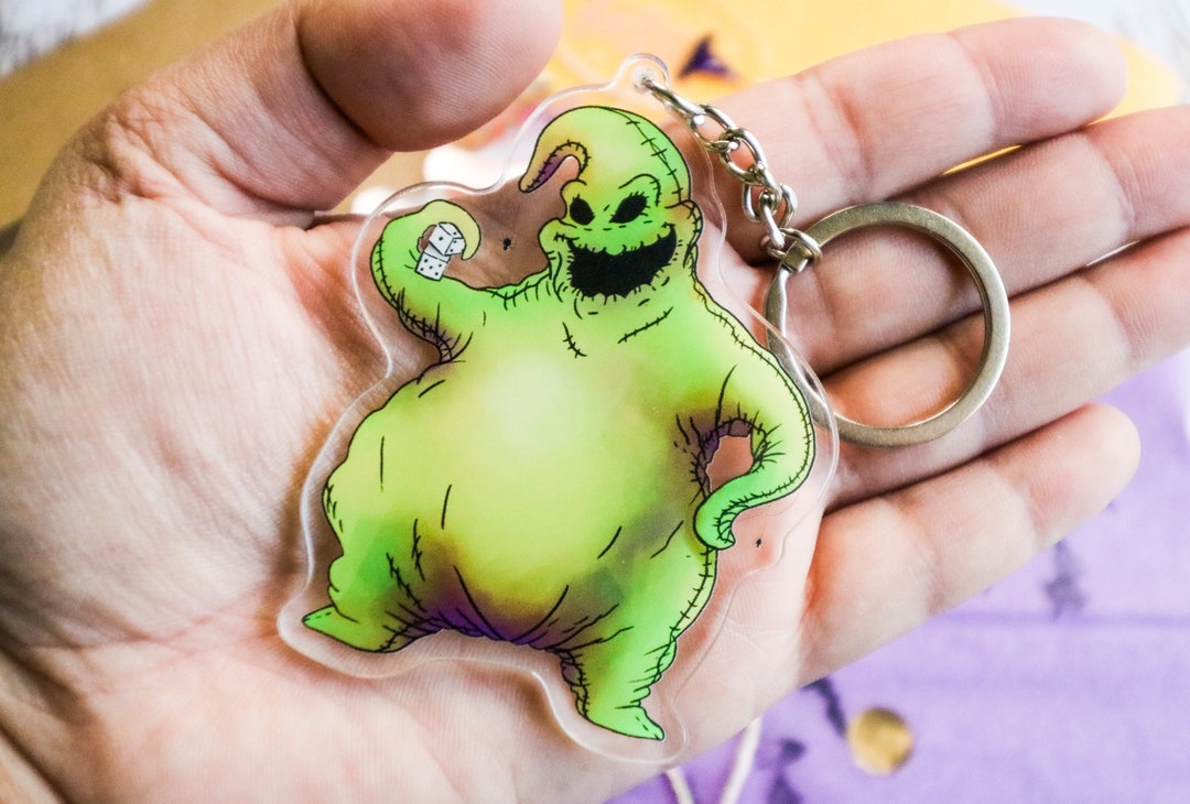 Oogie Boogie Acrylic Keychain Cute Keychain NBC Keychain Keychain Charm ...