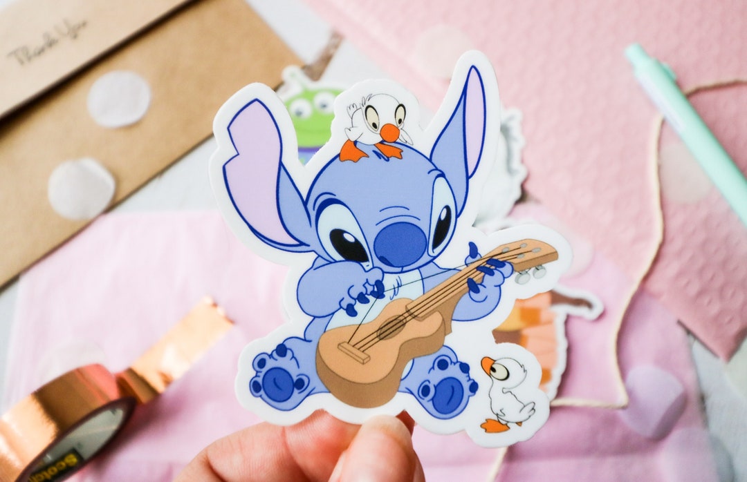 Stitch Vinyl Sticker Custom Cute Stickers Laptop Stickers Stationary ...