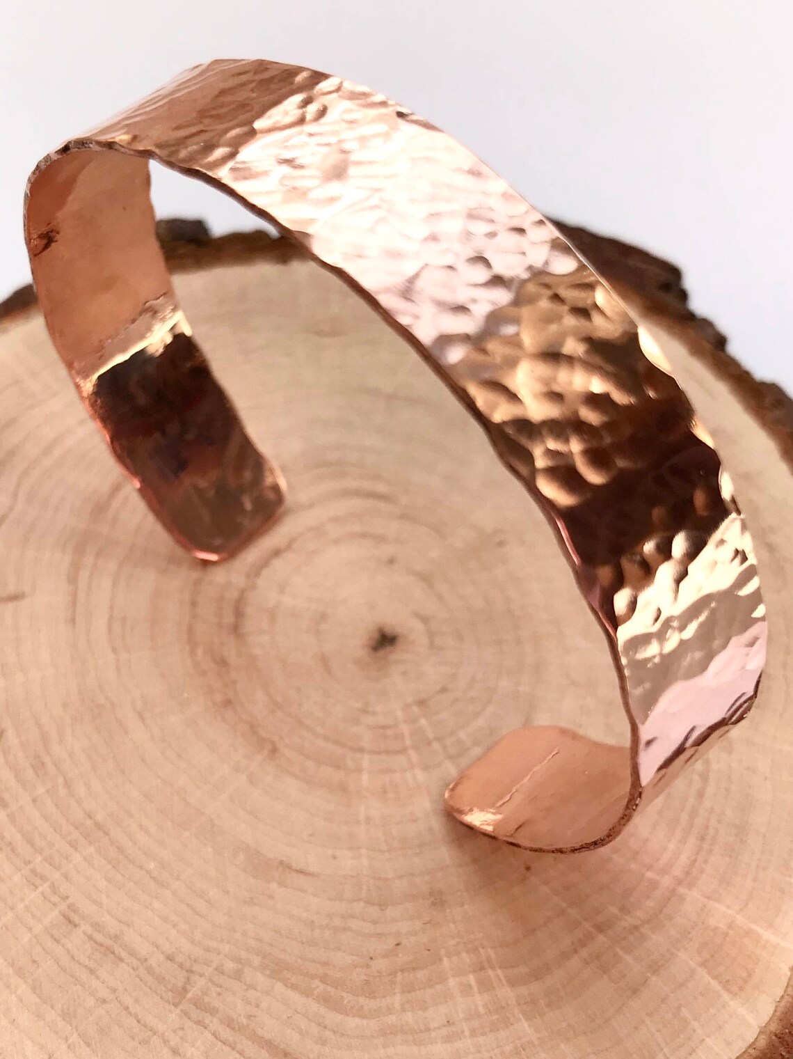 Rustic Copper Cuff Bracelet Hammered Copper Bracelet Cuivre - Etsy UK