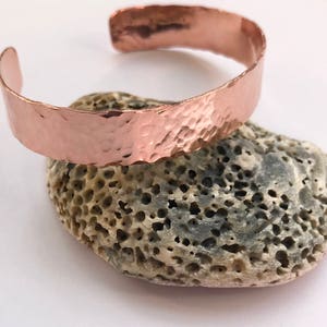Rustic Copper Cuff Bracelet Hammered Copper Bracelet Cuivre Rustic ...