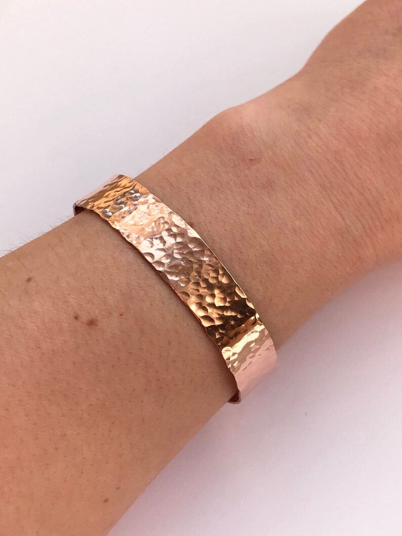 Rustic Copper Cuff Bracelet Hammered Copper Bracelet Cuivre - Etsy UK