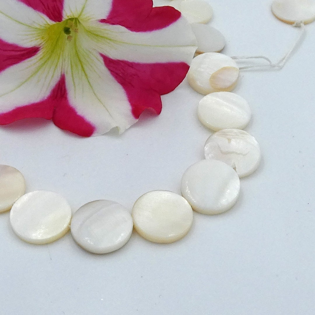 Natural Shell Pearl, Flat Mother-of-pearl Pearl, Mother-of-pearl Shell ...