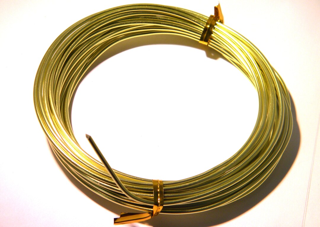 6 Meters of Aluminum Wire in 2.0 Mm Green Water Wire Metal Wire FF 2.0 ...