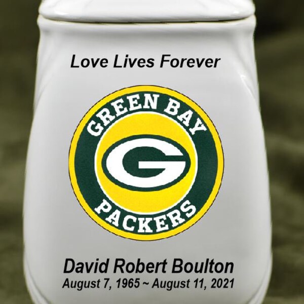 Green Bay Packers Urns - Etsy