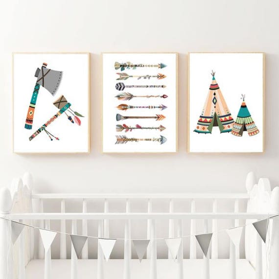 3 Posters A4 Indian or Tribal theme | Etsy