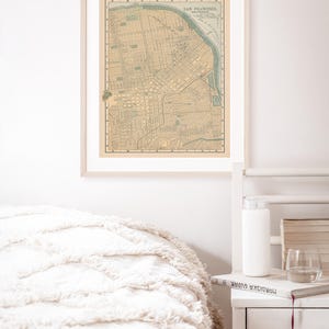San Francisco California 1893 Map | Fine Art Print - Etsy
