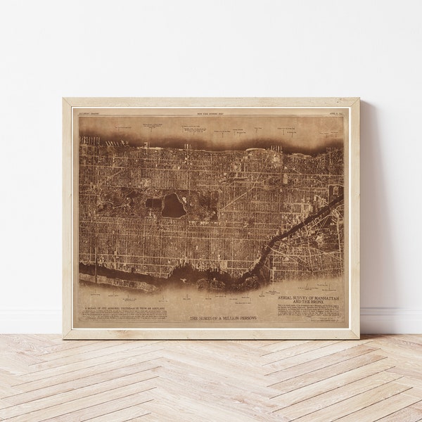 Bronx Map - Etsy