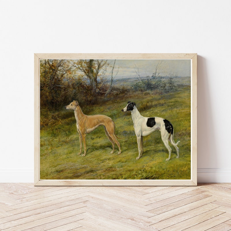 Greyhound Painting - Etsy