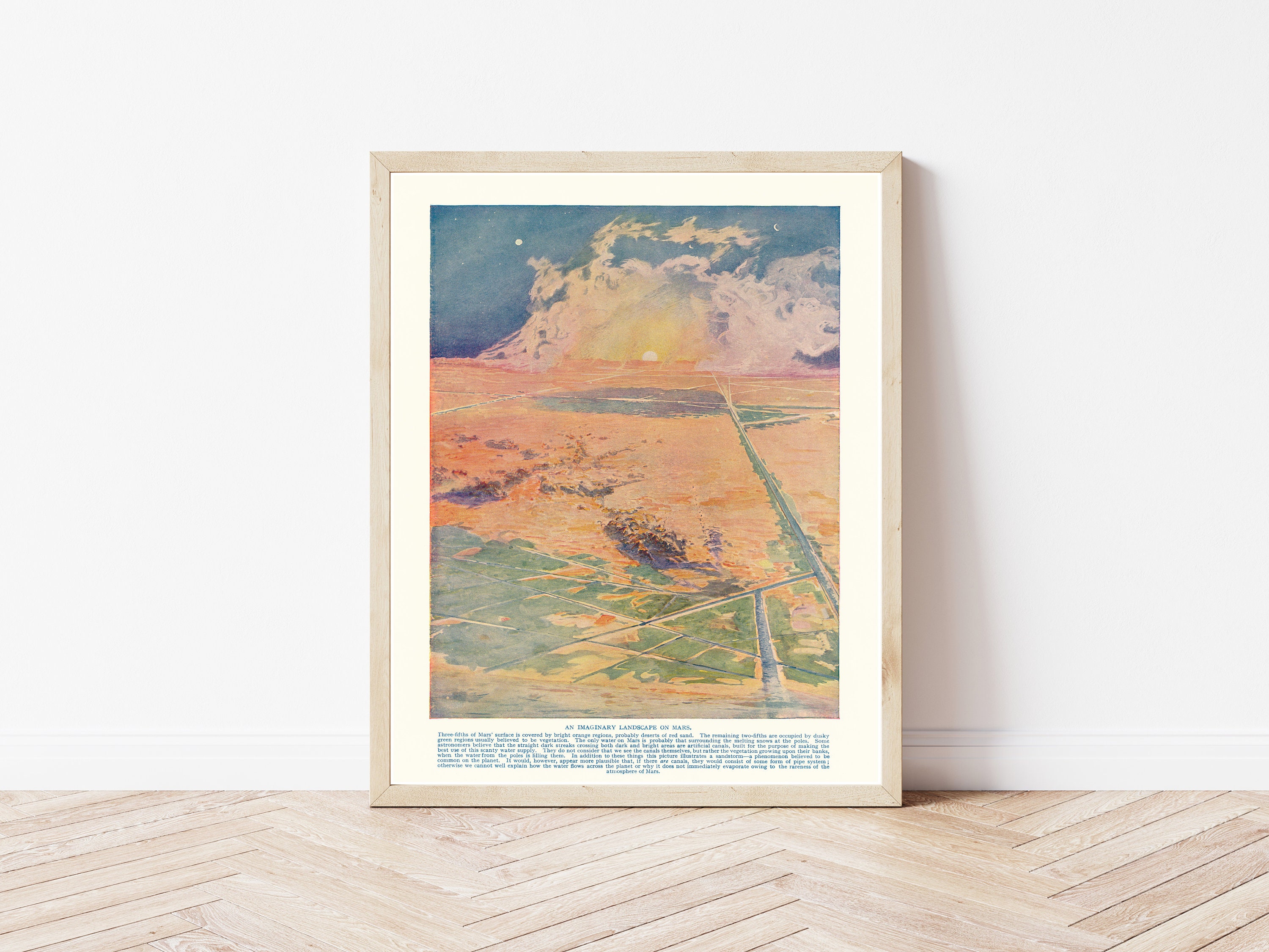 Mars Landscape Painting