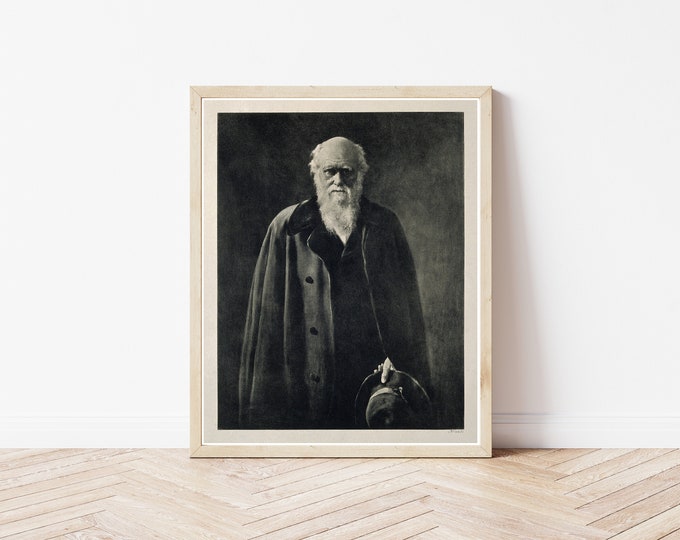 Science Art, Charles Darwin Print, Quote Prints, Literary Prints ...
