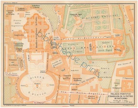 Vatican Map Rome