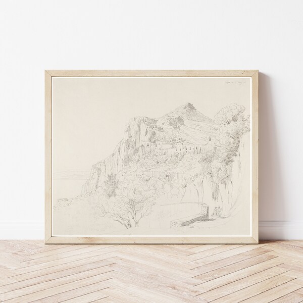 Capri Italy Drawing - Etsy