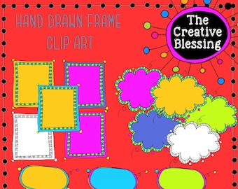 Hand Drawn Doodle Colorful Number Clip Art PNG Images Instant Download ...