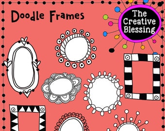 Zen Doodle Border Page Line Dividers - Etsy