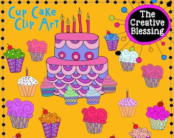 Happy Birthday Letters Digital Stamp & Clip Art Instant - Etsy