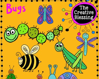 Hand Drawn Doodle Zoo Animal Clip Art Digital Stickers | Etsy