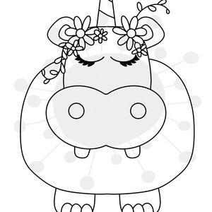 Customizable Uni-animal Printable Coloring Book - Etsy