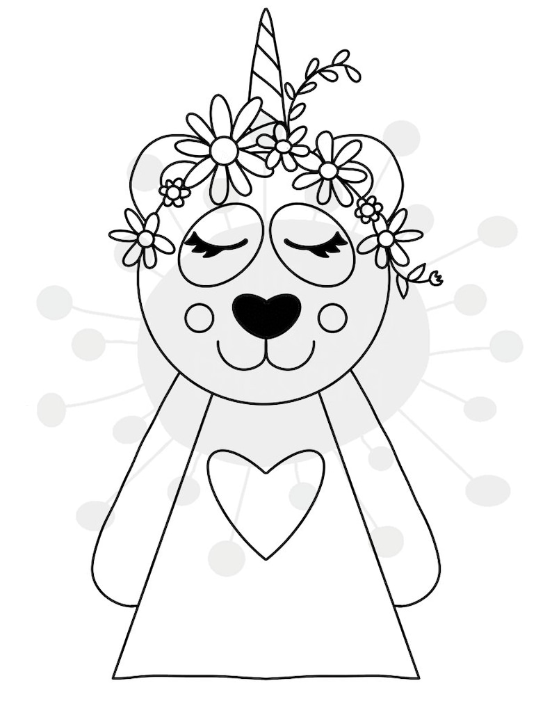 Customizable Uni-animal Printable Coloring Book - Etsy