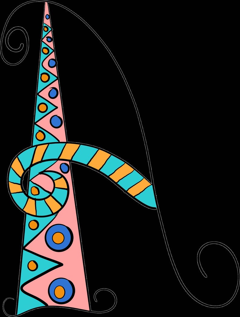 Hand Drawn Doodle Letters Alphabet Clip Art - Etsy