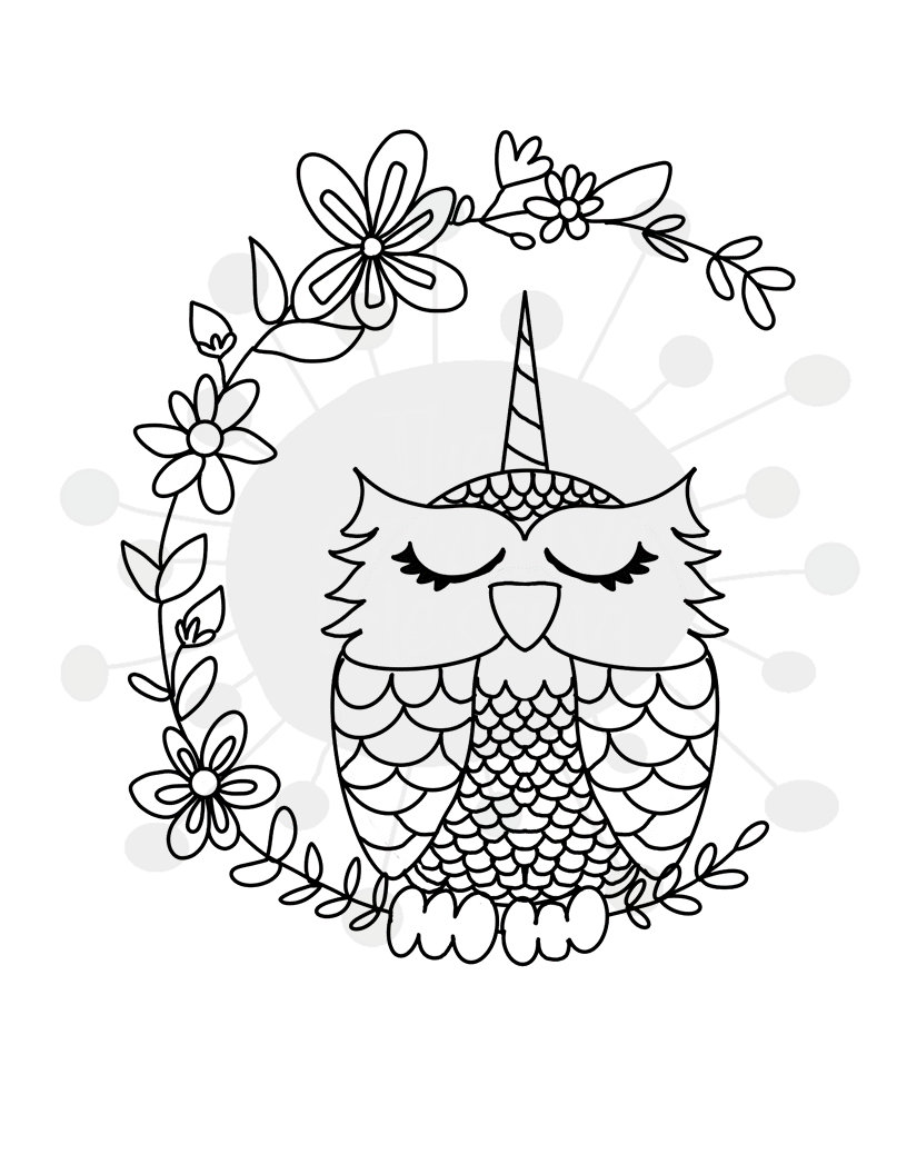 Customizable Uni-animal Printable Coloring Book - Etsy