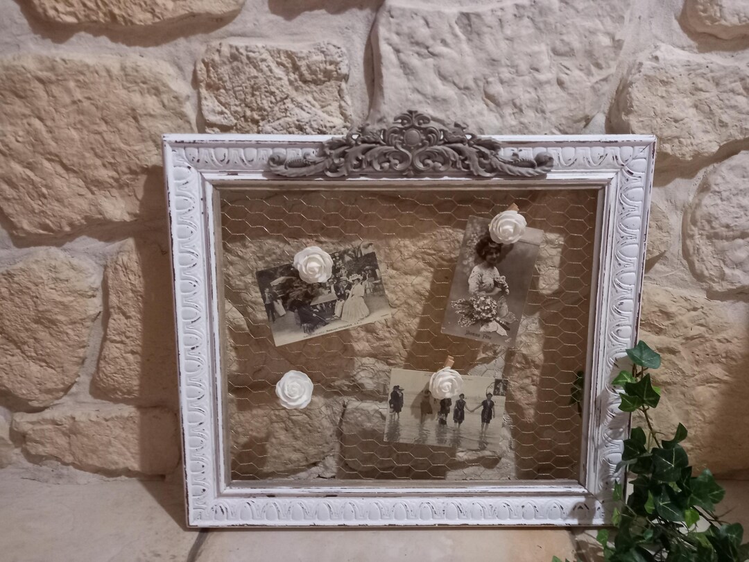 Mixed Frame Photo Frame Original Creation Patinated - Etsy