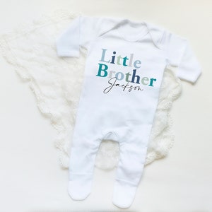 Big Brother Shirt, Little Brother Baby Grow, Cute Siblings Kids ...