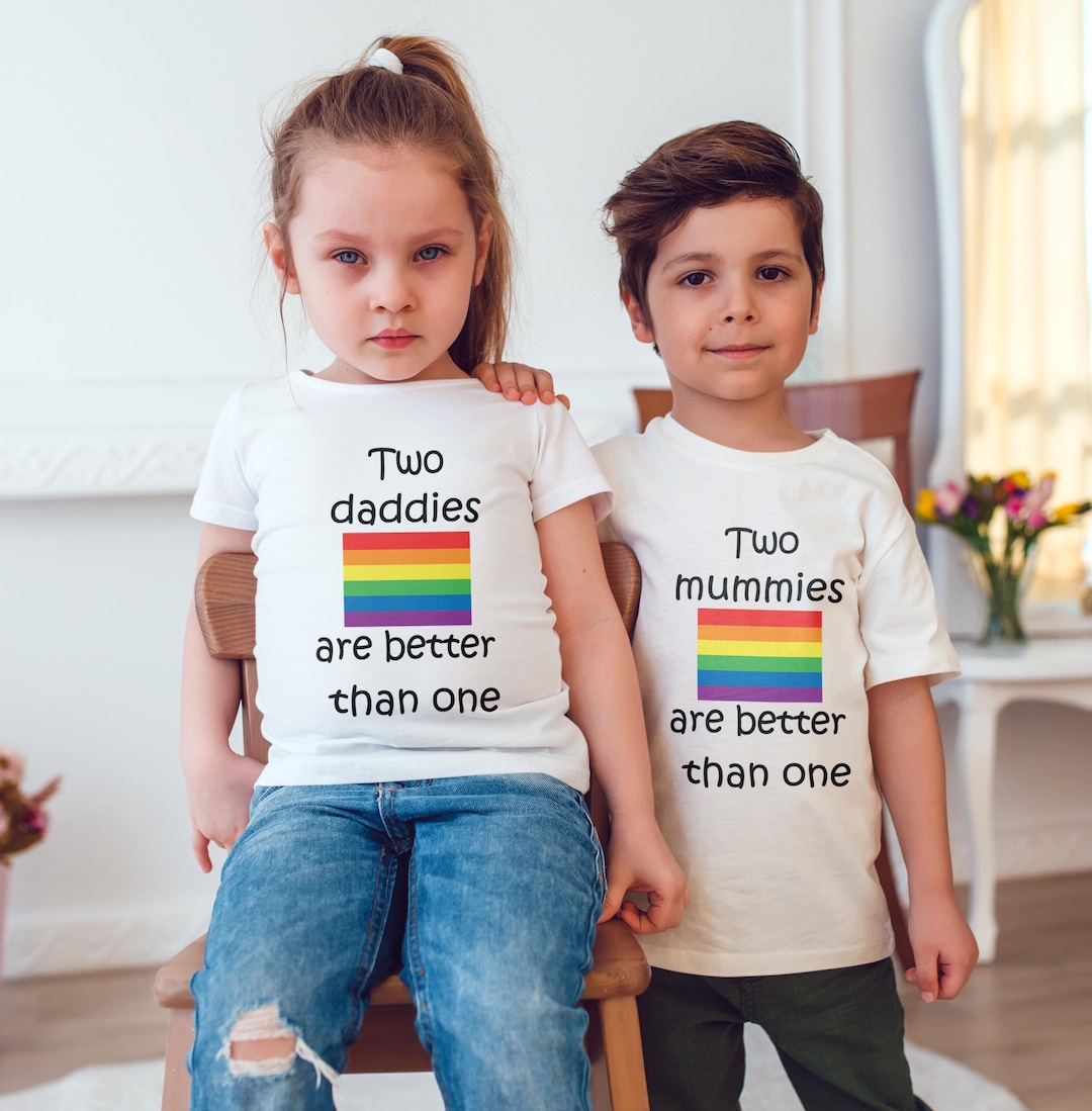 Gay Pride Rainbow Flag Kids Shirt in Super Soft Cotton,celebrate LGBTQ+ ...