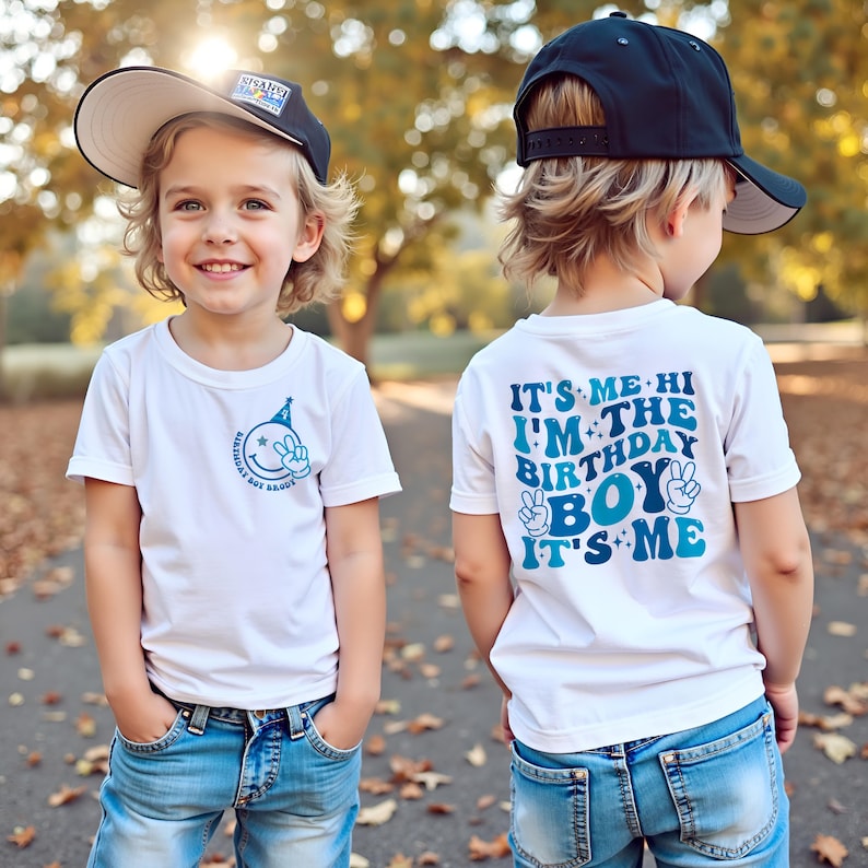 Birthday Boy Shirt - It's Me I'm the Birthday Boy T-shirt With Custom ...