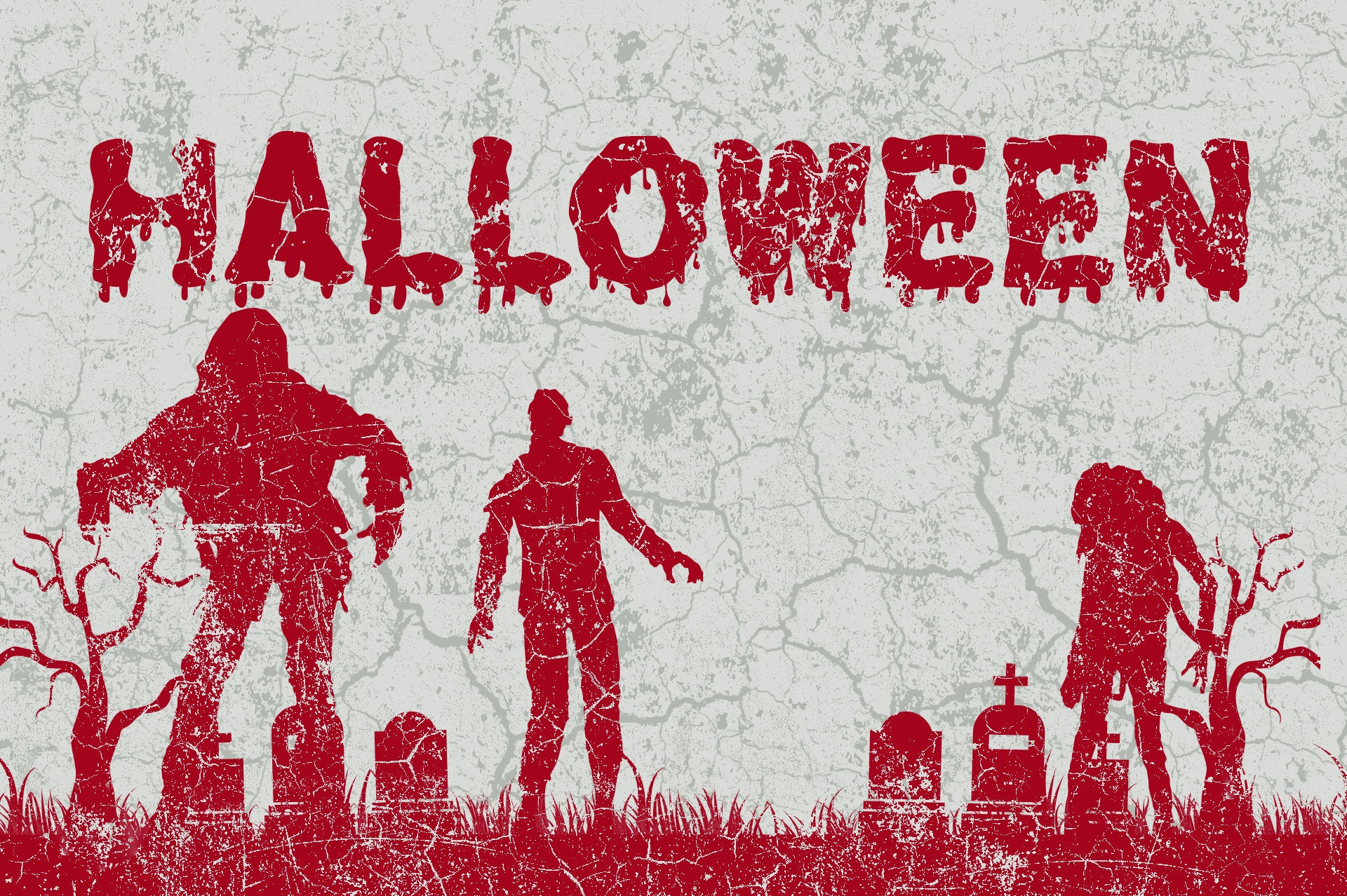 Dripping Zombie Halloween Font - SVG, OTF and TTF Files - Etsy