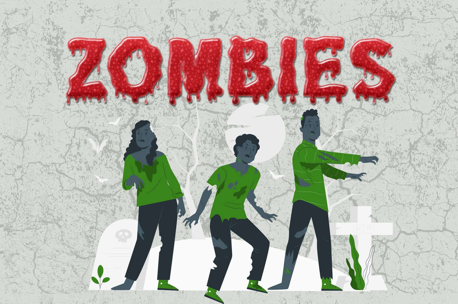 Dripping Zombie Halloween Font - SVG, OTF and TTF Files - Etsy