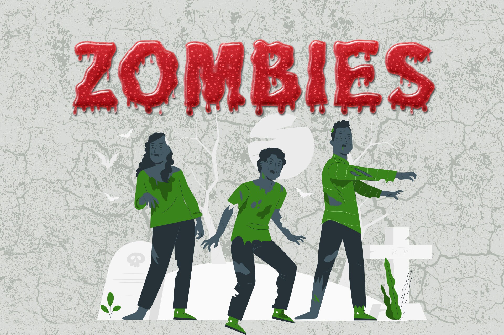 Dripping Zombie Halloween Font - SVG, OTF and TTF Files - Etsy