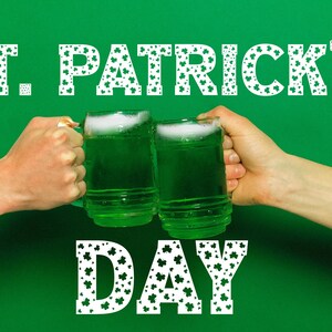 Clover Love - Saint Patrick's Day Font - SVG, OTF and TTF Files - Etsy