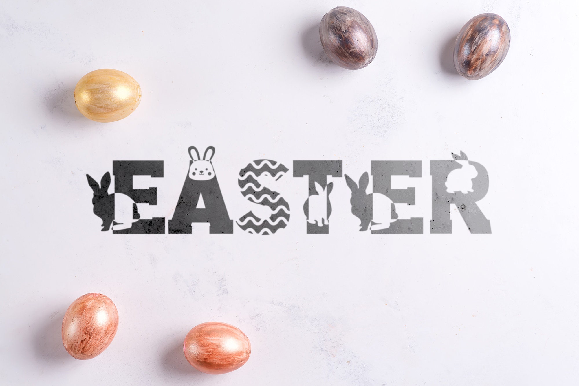 Easter Font - SVG, OTF and TTF Files - Etsy