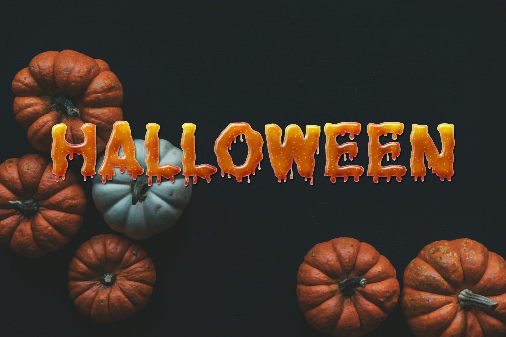 Dripping Zombie Halloween Font - SVG, OTF and TTF Files - Etsy