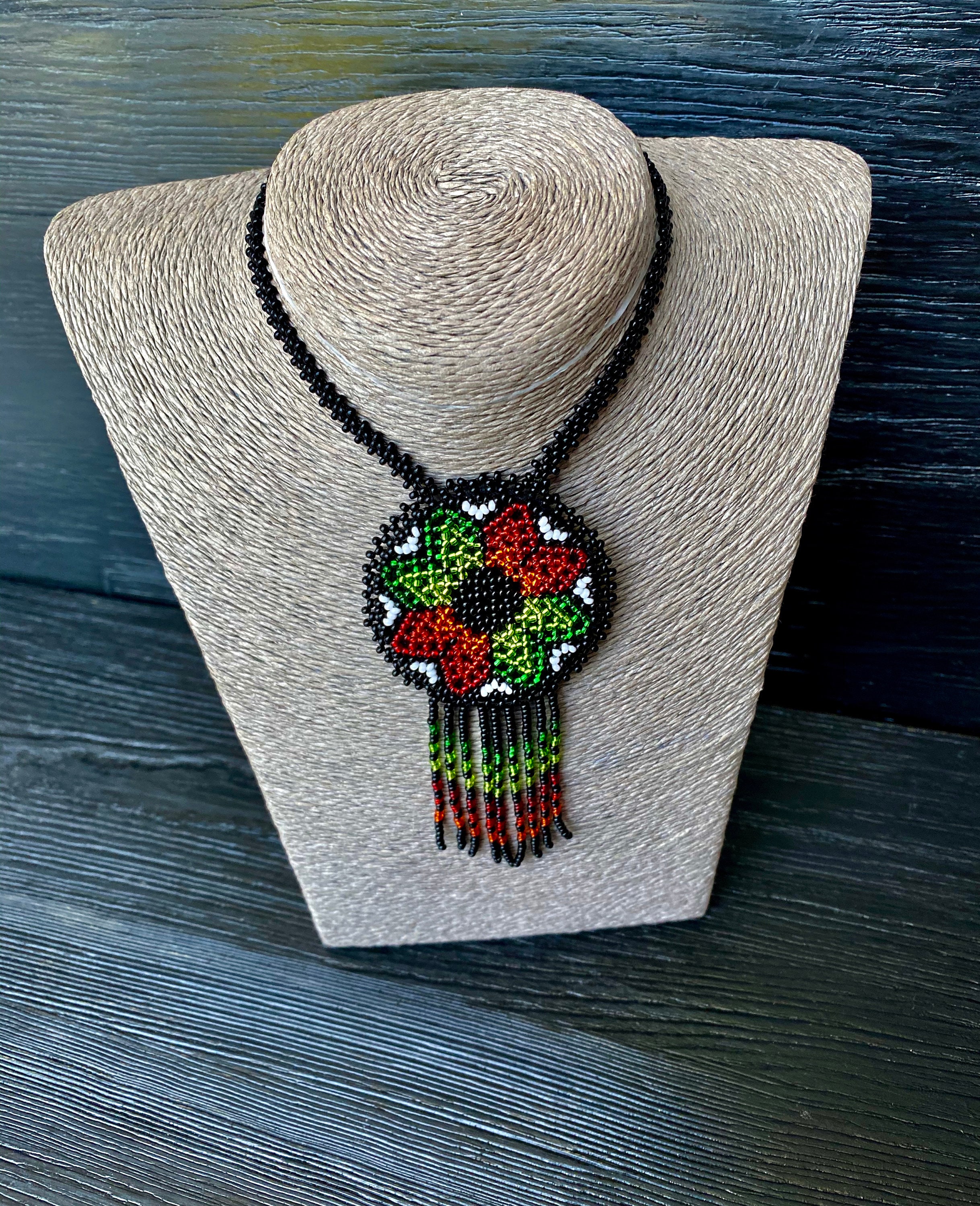 Authentic Evil Eye Protection Amulet Beadwork Art Pendant - Etsy