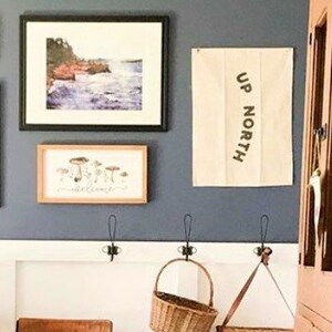 Up North Canvas Flag Wall Art - Etsy