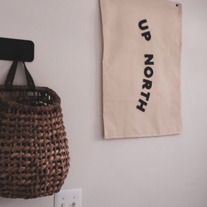 Up North Canvas Flag Wall Art - Etsy
