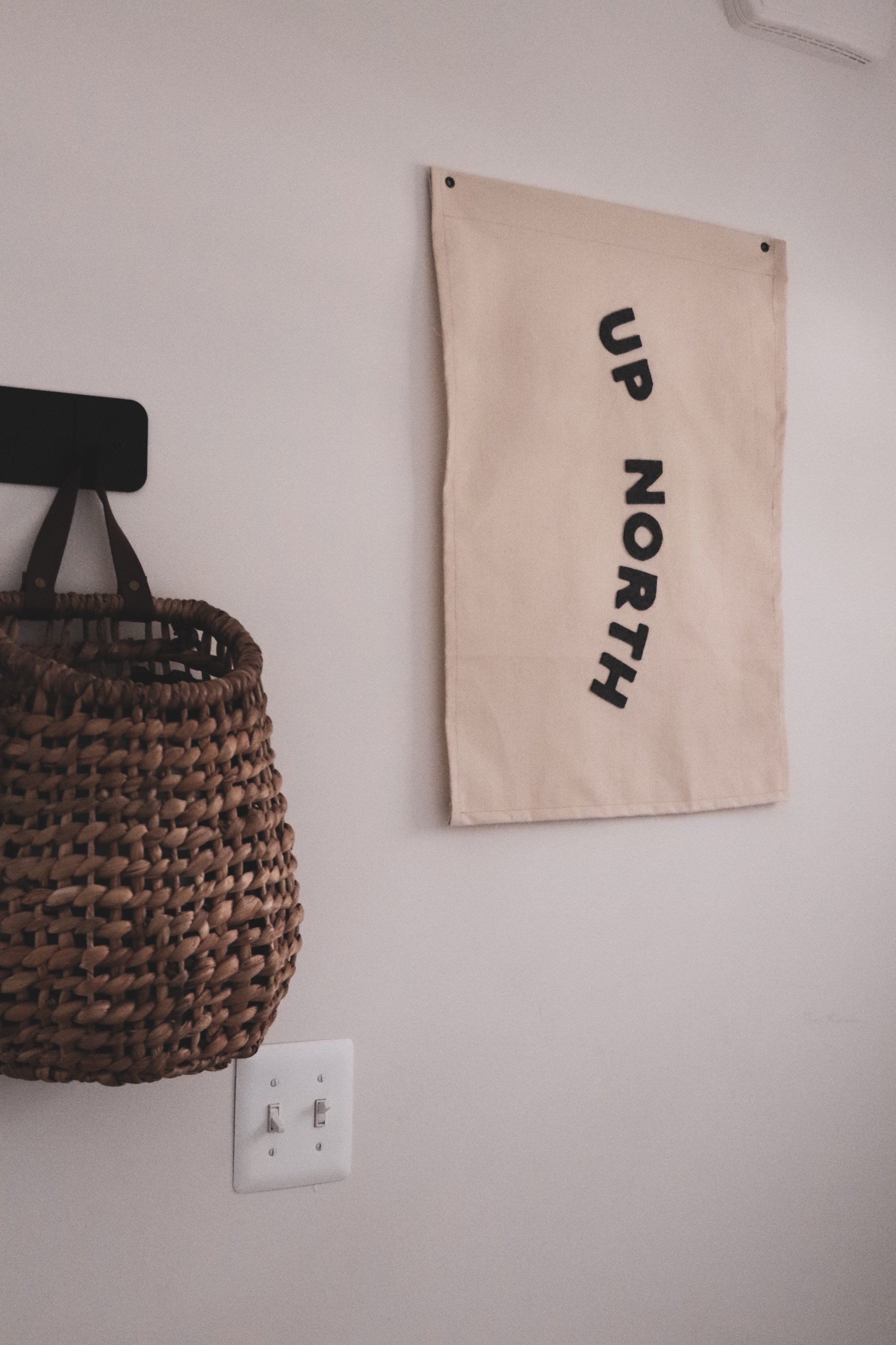 Up North Canvas Flag Wall Art - Etsy