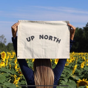 Up North Canvas Flag Wall Art - Etsy