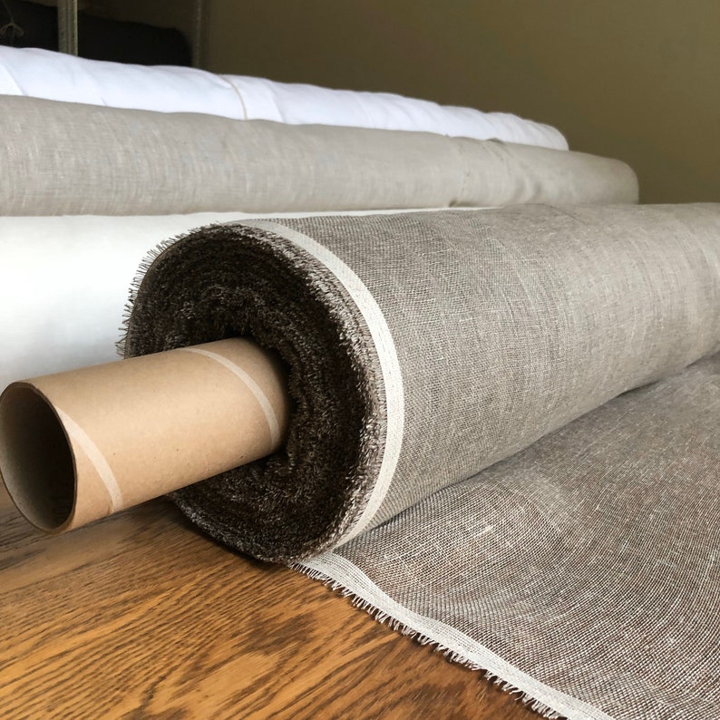 Natural Linen Fabric by the Yard: 100% Pure, 59" Wide, for Sewing - Etsy
